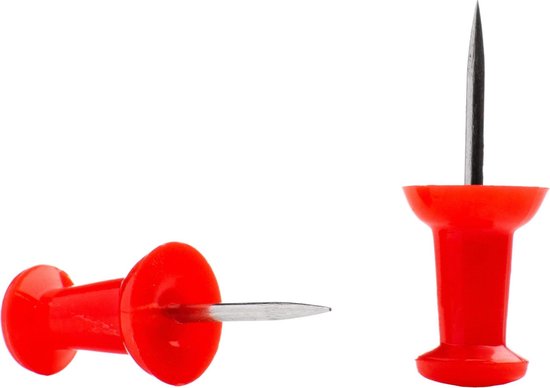 Push pins de LPC | rouge | 100 pièces | bol.com