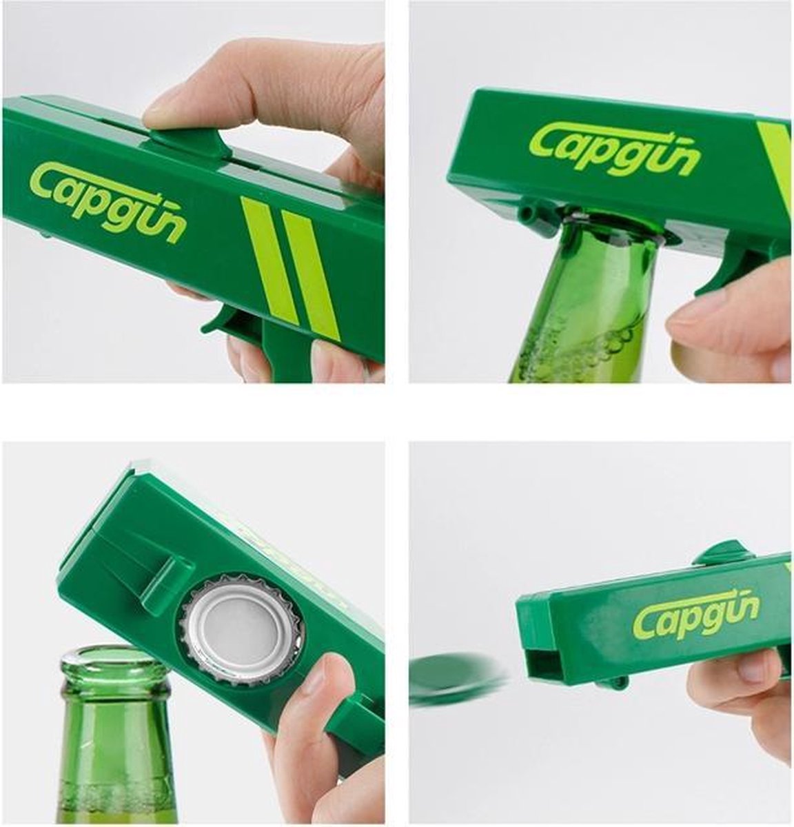 Capgun nieuwe versie cap gun bieropener fles opener bierdopje ...
