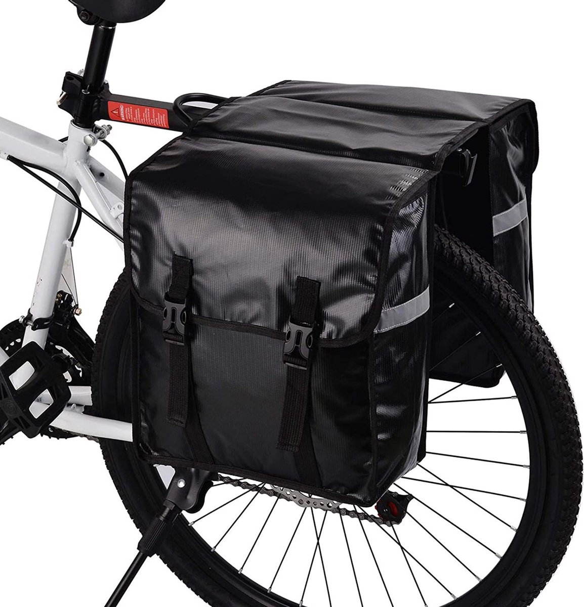 Strex Dubbele Fietstas 28L - Waterdicht - Incl. Reflecterende Streep ...