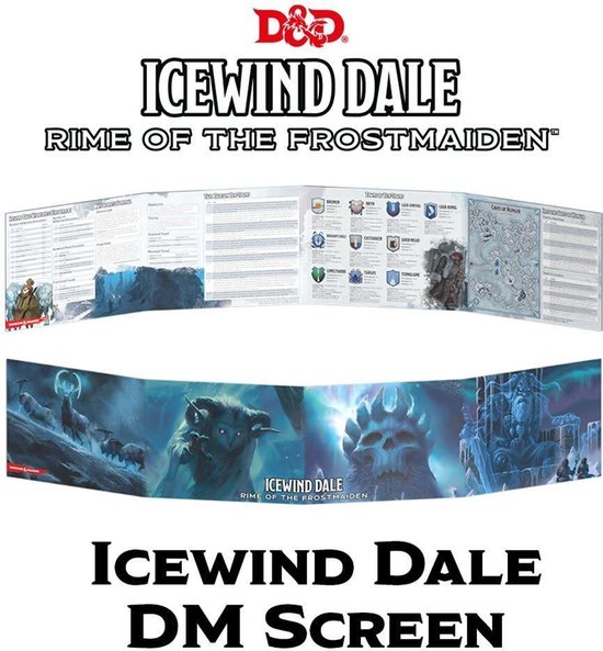 D&D Icewind Dale, Rime of the Frostmaiden - DM screen | Games | bol