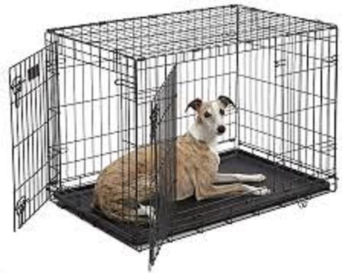 bol.com | Hondenbench - XL -107 x 69 x 76 cm - Zwart