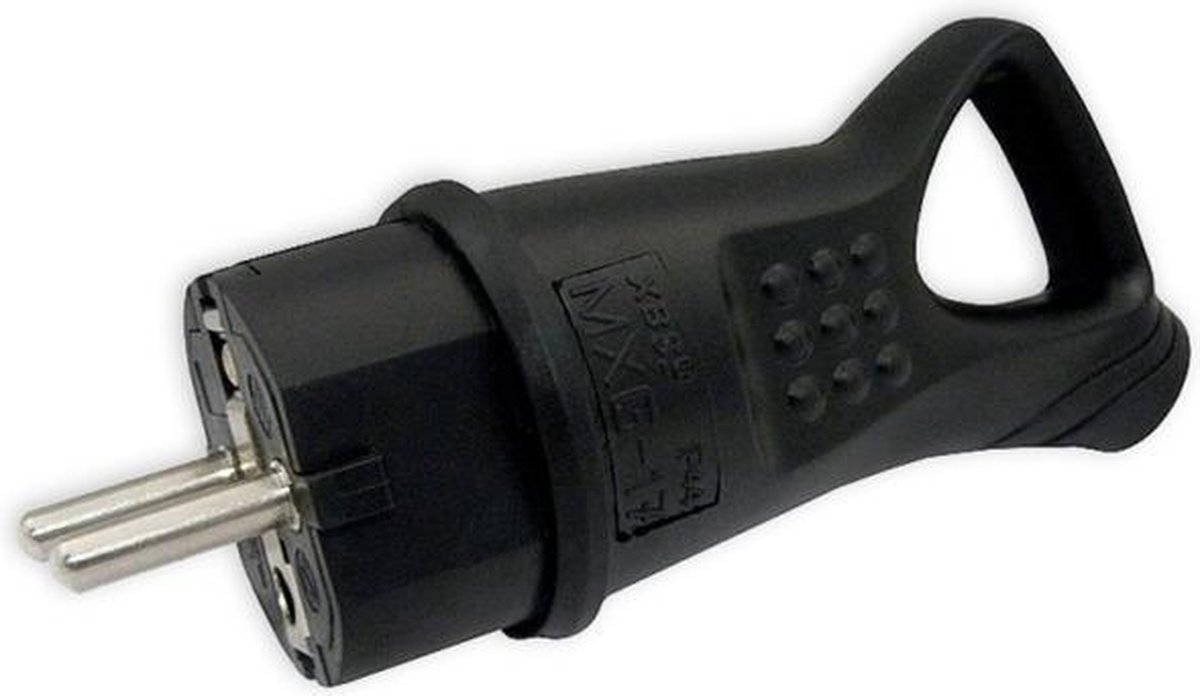 Stekker rubber waterdicht - 230V - Premium Orno | bol.com