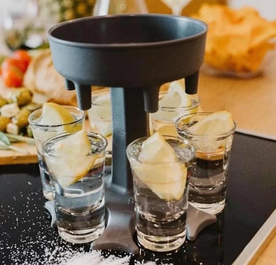 Shot glaasjes- shot dispenser - Shotjes maker - inclusief 6 shot glazen ...