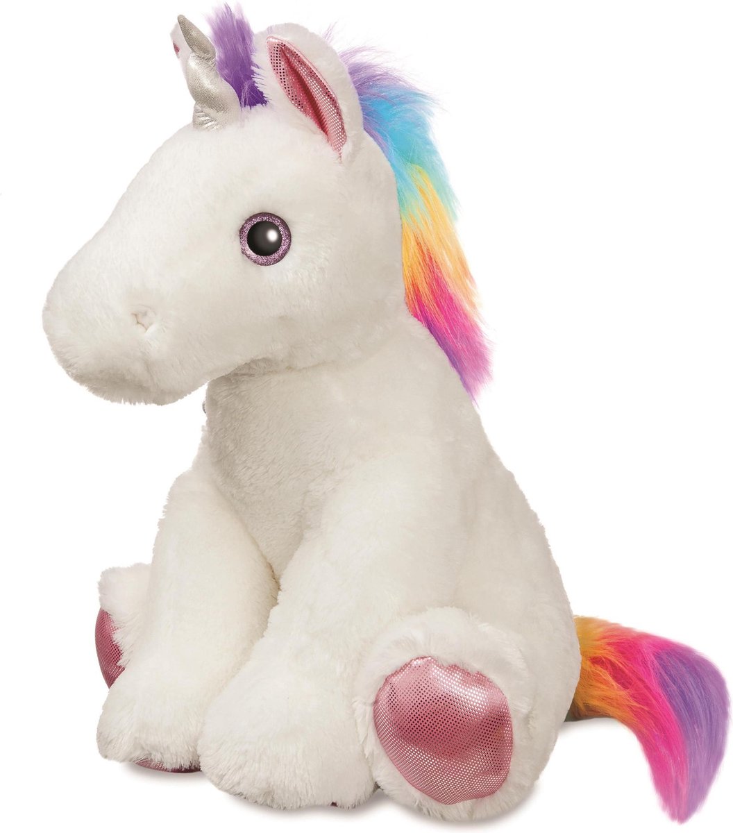 bol.com | Pluche eenhoorn knuffel van 56 cm - kinder speelgoed knuffels ...