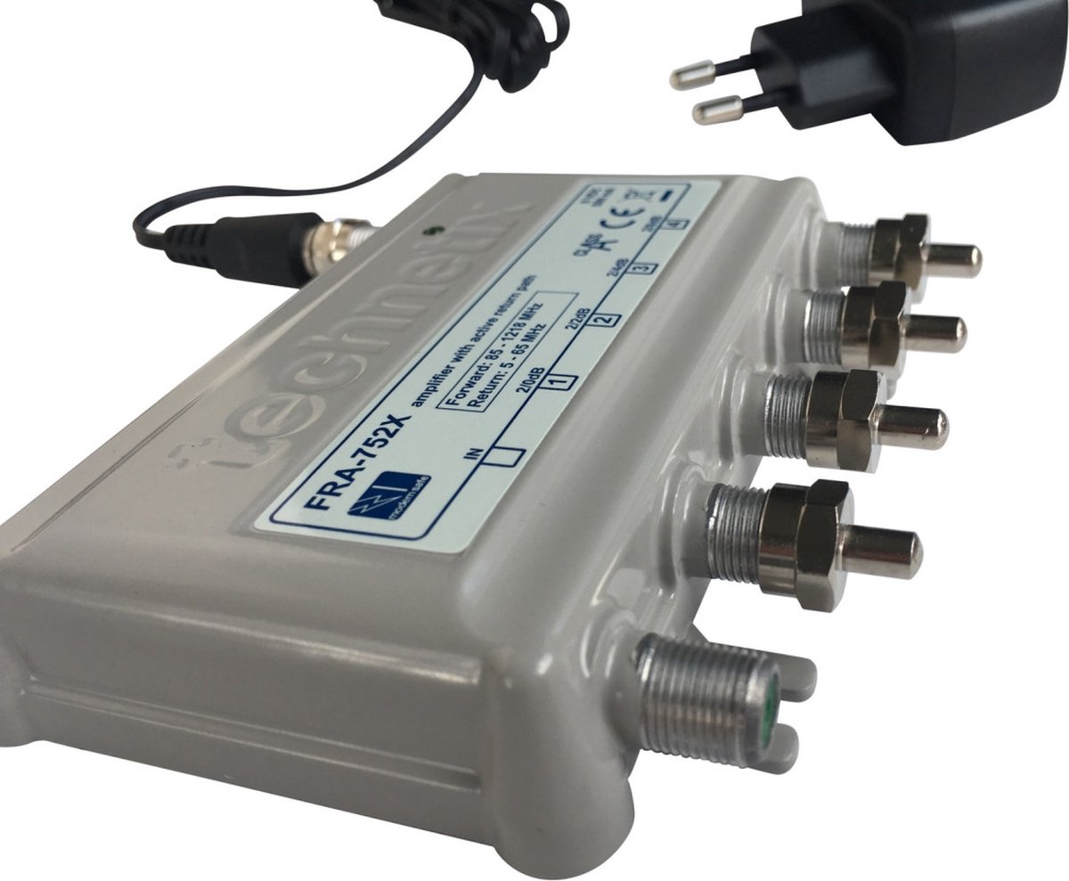Ziggo antenne signaal versterker Technetix FRA-752X Splitter 4 ...