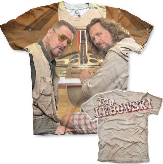 The Big Lebowski Heren Tshirt -M- All Over Print Multicolours | bol.com
