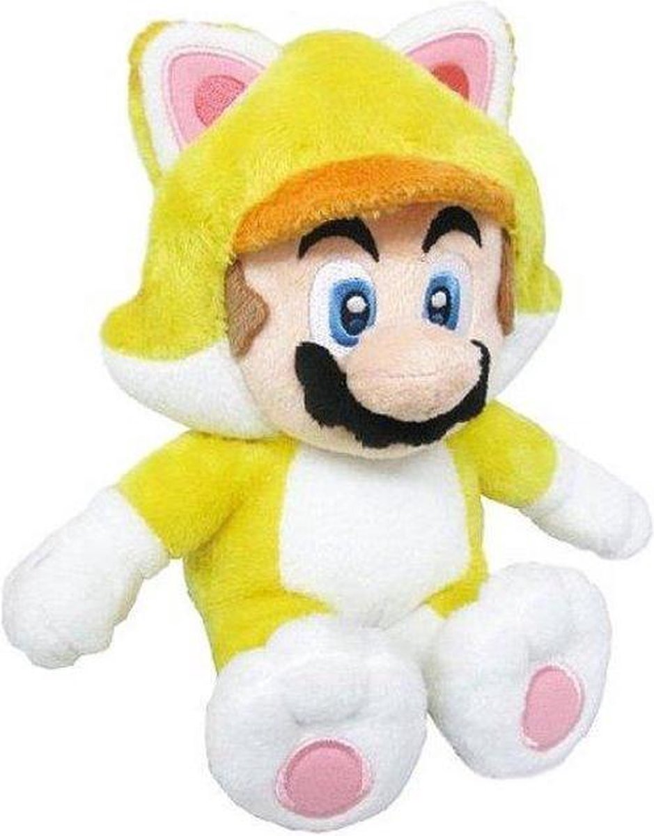 Super Mario Bros.: Cat Mario 10 inch Pluche | bol.com