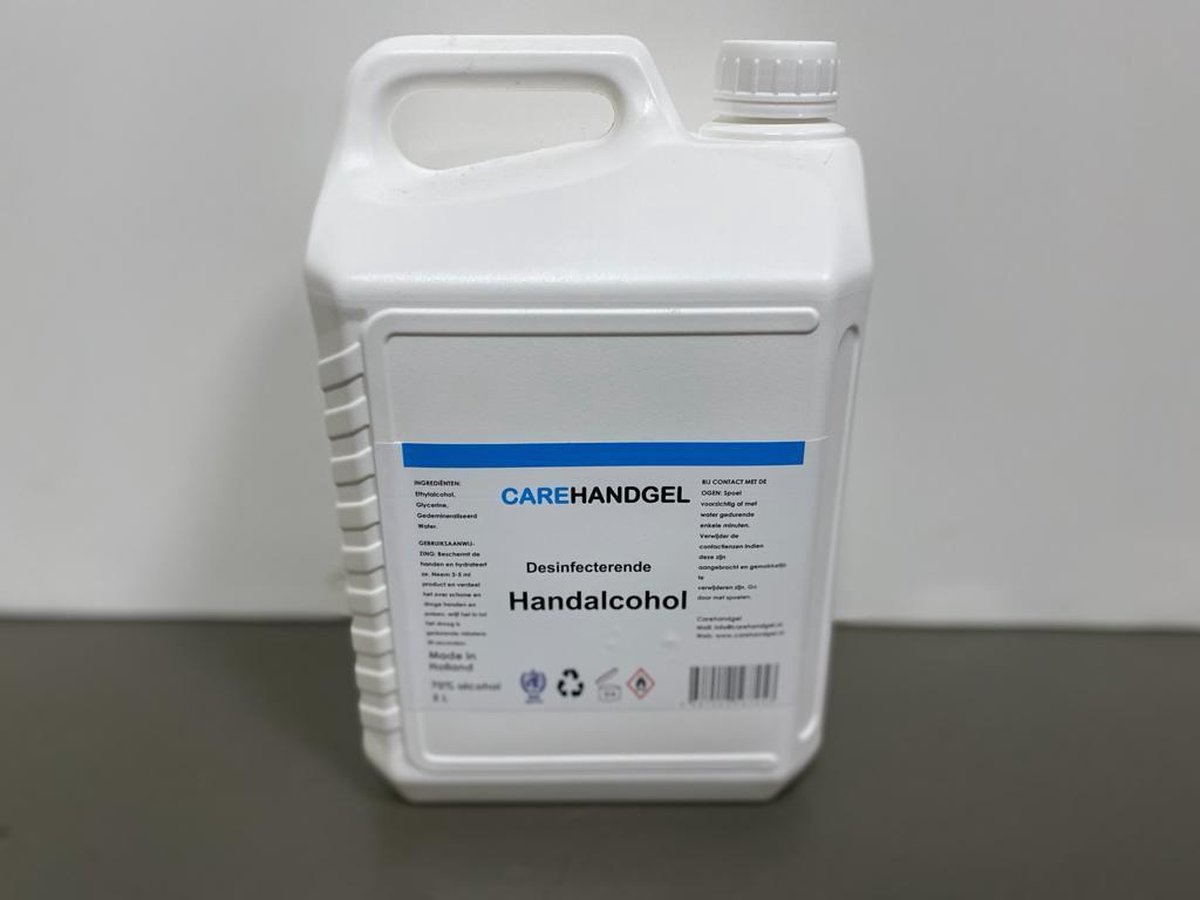 KERSTKORTING! Desinfecterende Handalcohol - 5 liter jerrycan ...