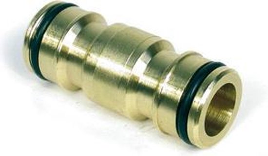 Talen Tools - Dubbele nippel - Met groot debiet - Messing | bol.com