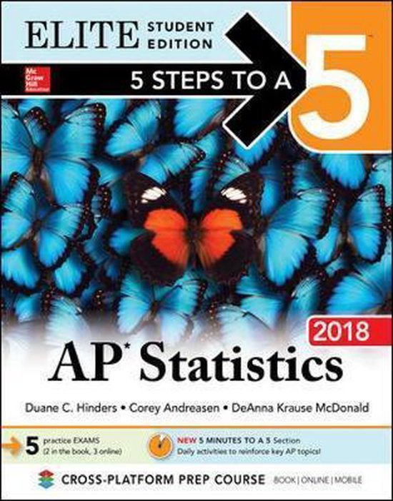 5 Steps to a 5 Ap Statistics 2018, Jared Derksen | 9781259863783 ...