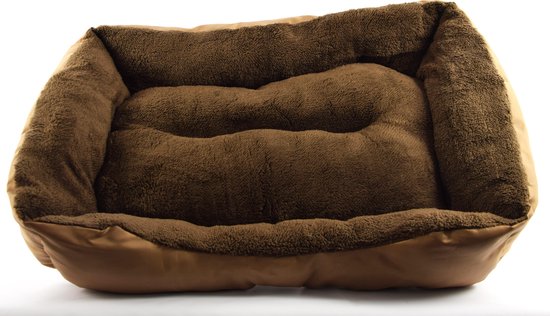 Hondenmand van kleur Bruin grijs afmeting 80x 50x20 - Hondenmand groot ...