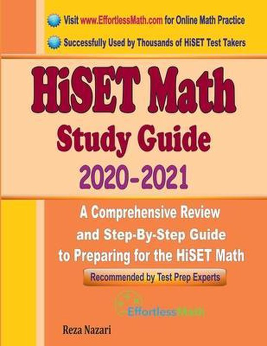 HiSET Math Study Guide 2020 - 2021 | 9781646123018 | Ava Ross | Boeken ...