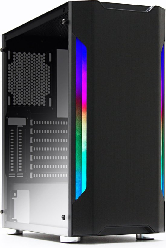 LC-Power Gaming 701B Badge-X Midi Tower Zwart | bol