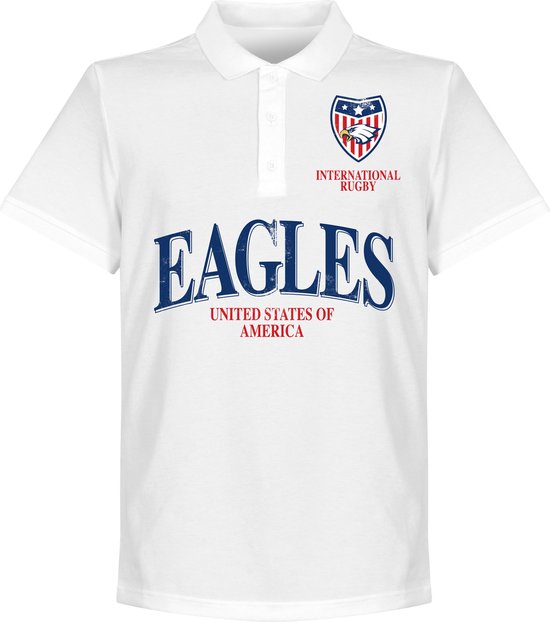 Verenigde Staten Rugby Polo - Wit - S | bol