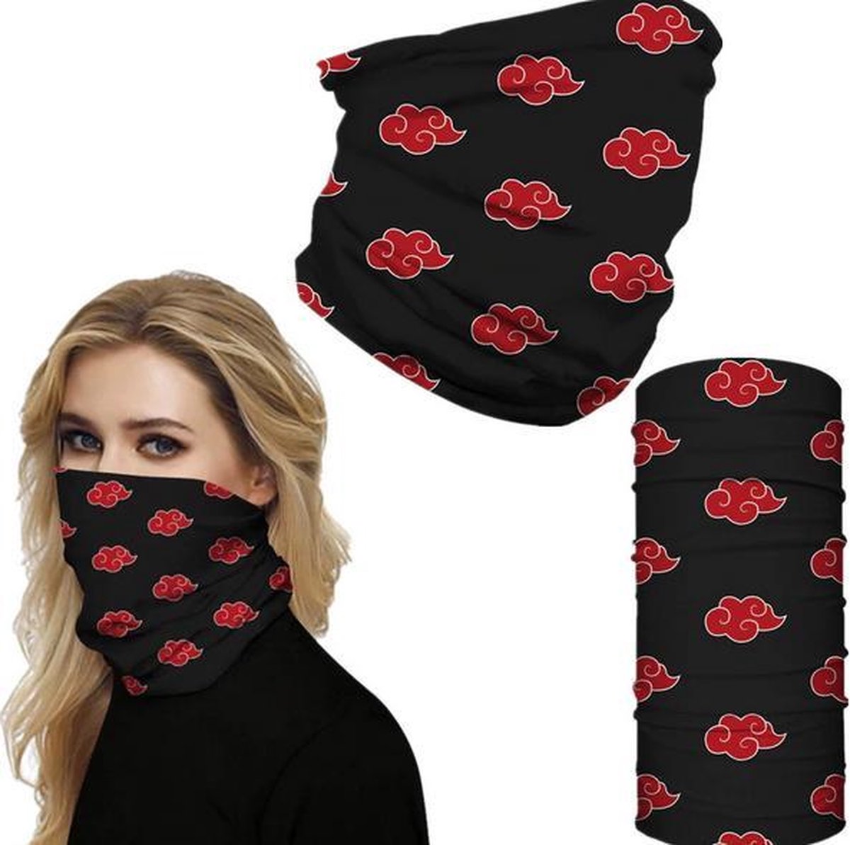 Naruto Anime Hat + Col - Bandeau - Bonnet - Baclava - Masque - Uchiha ...
