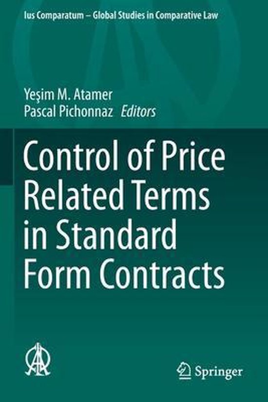 Control of Price Related Terms in Standard Form Contracts ...