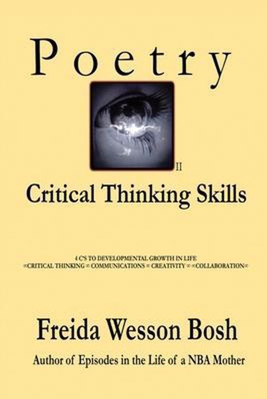 Poetry Eye II Critical Thinking Skills, Freida W Bosh | 9781735292335 ...
