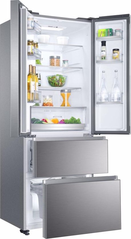 Haier HB16FMAA - Amerikaanse koelkast -RVS | bol.com