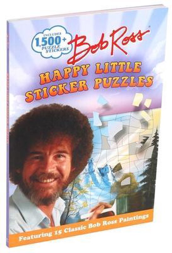 Bob Ross Happy Little Sticker Puzzles, Gina Gold | 9781684129157 ...