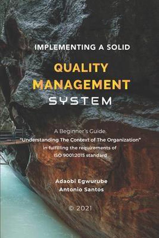 Implementing A Solid Quality Management System, Antonio Santos | 9798598498453 | Boeken | bol
