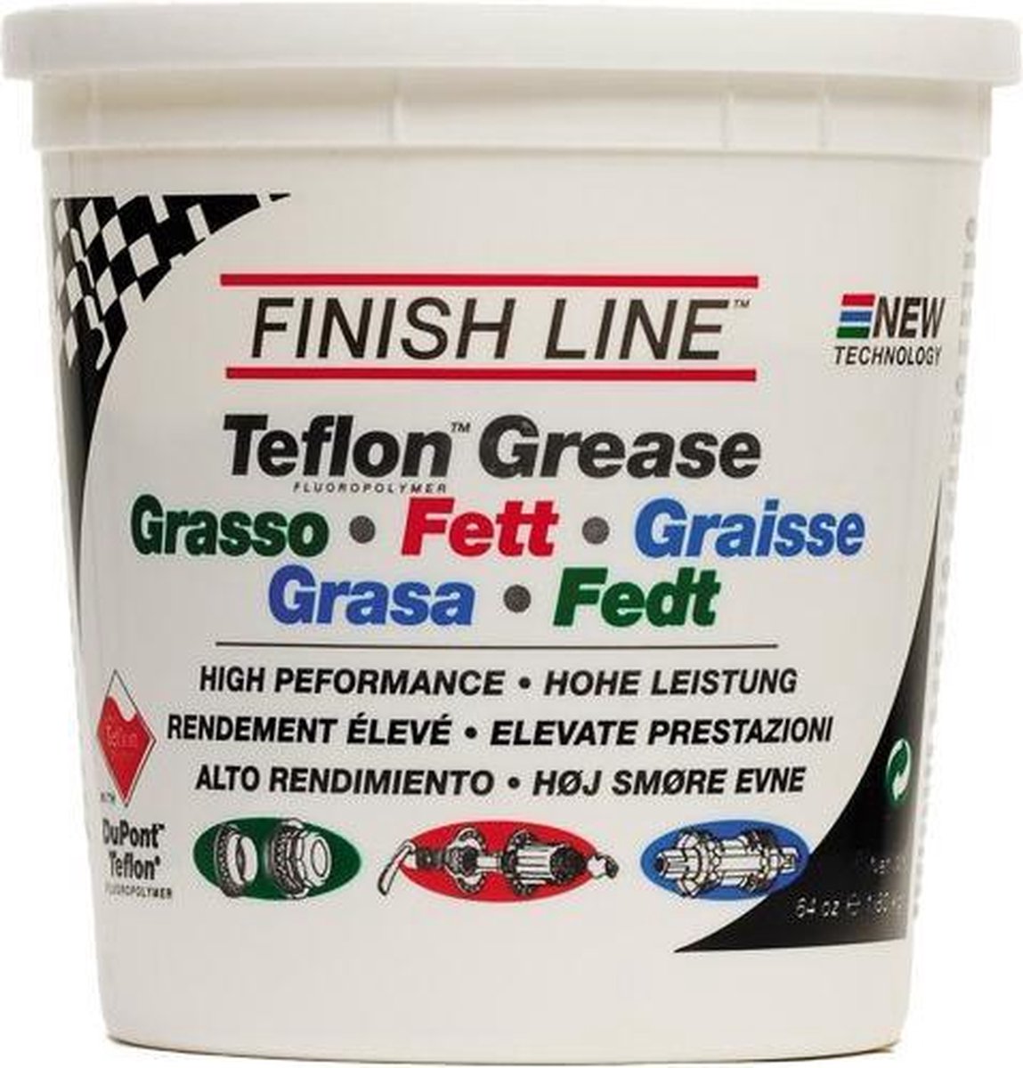 Finish line OLIE FINISH TEFLON GREASE POT 1.8KG | bol