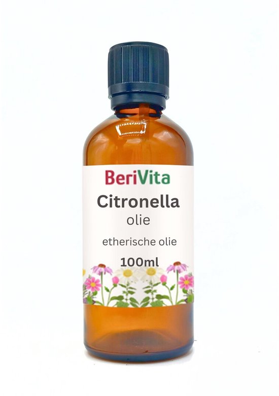 Citronella Olie 100ml Druppelfles - Pure Etherische Citronellaolie | bol