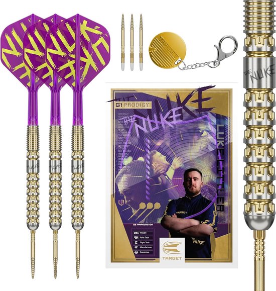 Target Luke Littler Prodigy Dartpijlen - G1 Swiss Point 90% Tungsten | bol
