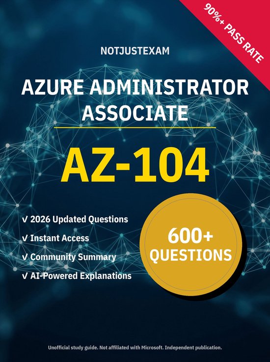 AZ-104 Azure Administrator Associate 590+ Practice Questions Microsoft ...