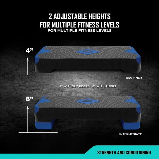 Verstelbaar Aerobic Step Platform voor Thuis- en Fitnessoefeningen met ...