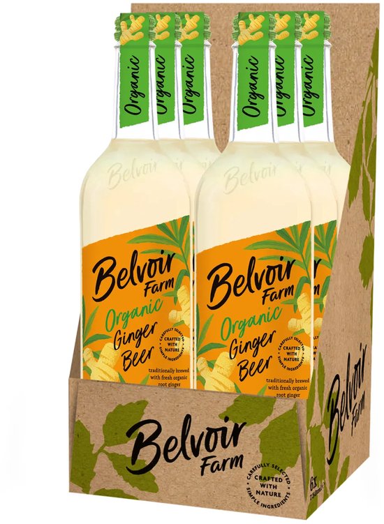Belvoir Farm Ginger Beer Pressé BIO – 6 x 750 ml | bol