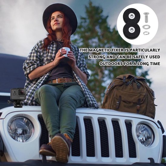 4x Neodymium Magneten met Rubberen Coating en M4 Schroefdraad - Sterke ...