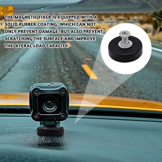 4x Neodymium Magneten met Rubberen Coating en M4 Schroefdraad - Sterke ...