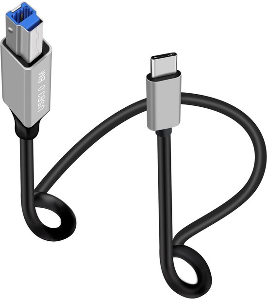 USB-C naar USB-B Kabel 3.0 Super Speed 5Gbps voor Printers, Scanners en ...