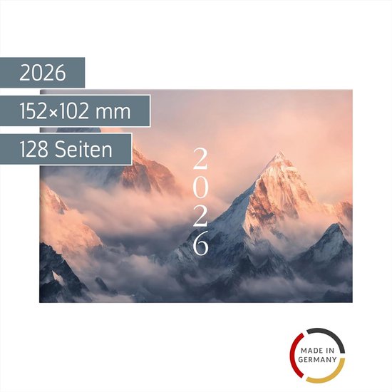 Zakagenda A6 Liggend Ruim Weekoverzicht 2026 Model Bergen | bol