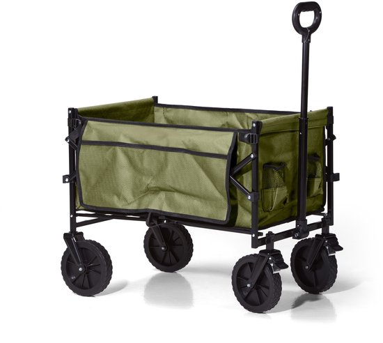 Bolderkar – XL – Opvouwbaar – 100L – Groen | bol