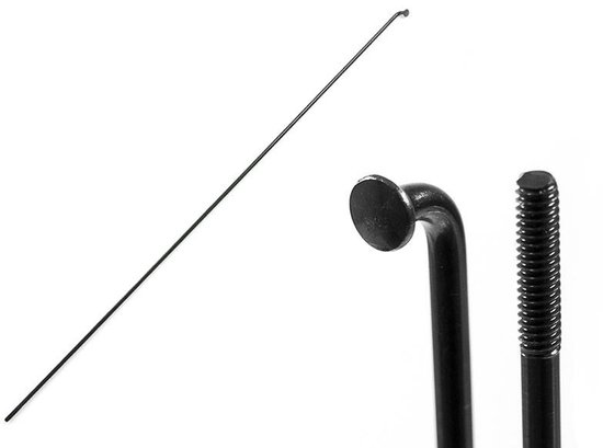 SLE Spokes - Stalen Spaak - 285mm - Zwart - Roestbestendig | bol