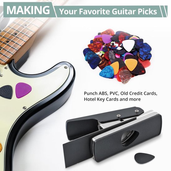 Gitaar plectrum maker -snijmachine- plectrum voor gitaar- zware pons ...