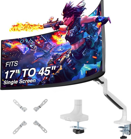Verstelbare Monitorsteun voor 17-45 inch Scherm - Ergonomische ...