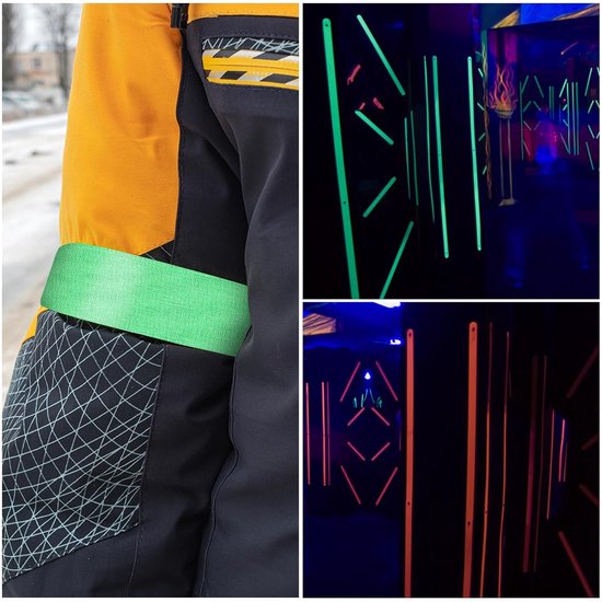 Neon Gaffer Fabric Tape - 2.5 x 4.5 m - Fluorescent Adhesive Tape ...