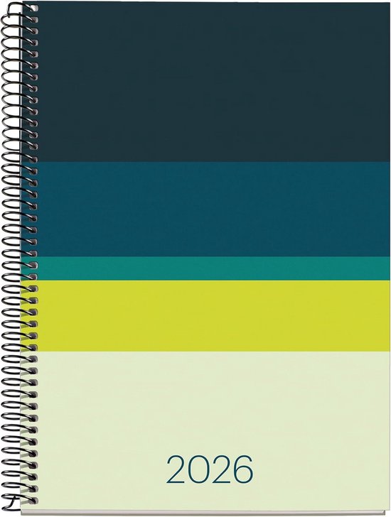 Weekplanner 18 Maanden A5+ 2025-2026 Spiraal - Weekoverzicht en ...