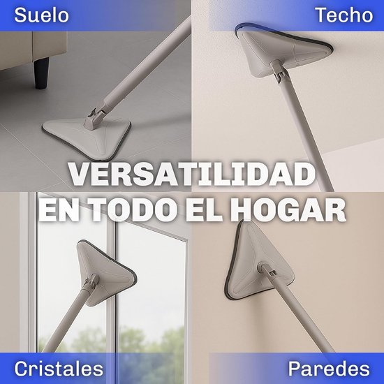 Driehoekige Dweil met 3 Vullingen voor Efficiënte Reiniging | bol