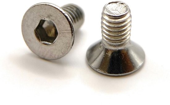 Verzonken Schroeven M6 x 35mm RVS A2 Inbus ISO 10642 (50 Stuks) | bol