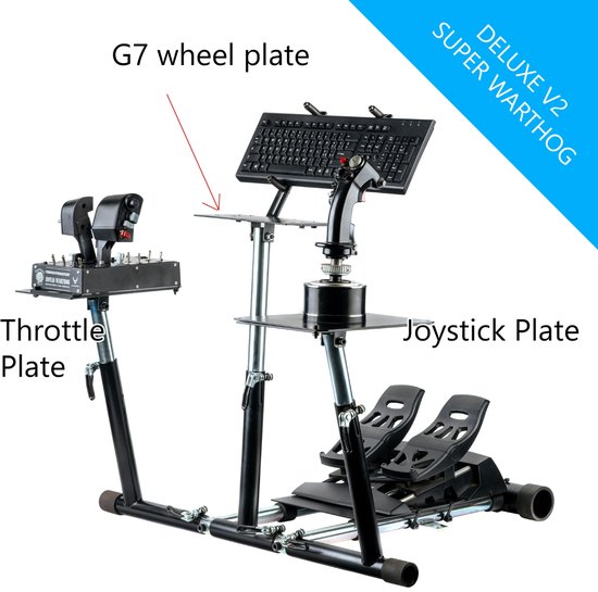 Wheel Stand Pro, Flight stand DELUXE V2 SUPER - Thrustmaster, Hotas ...