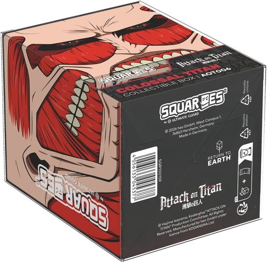 Squaroes Squaroes Squaroe Attack on Titan AOT006 - Colossal Titan Card ...