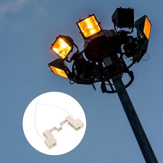 78 mm R7S-fitting, 4-delige set, keramische lampfitting ...