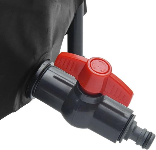 Opvouwbare IBC Watercontainer met Kraan 1000L - PVC Regenton voor Tuin ...