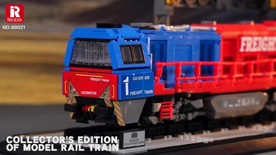 Reobrix 66021 G2000 Vracht trein retro classic bouwset | Locomotief ...