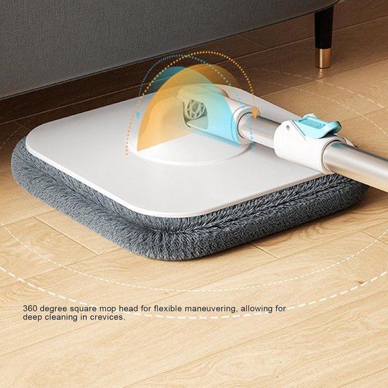 Dweil en Emmer Set - Vuilwaterscheiding - 360 Graden Draaiende Dweil ...