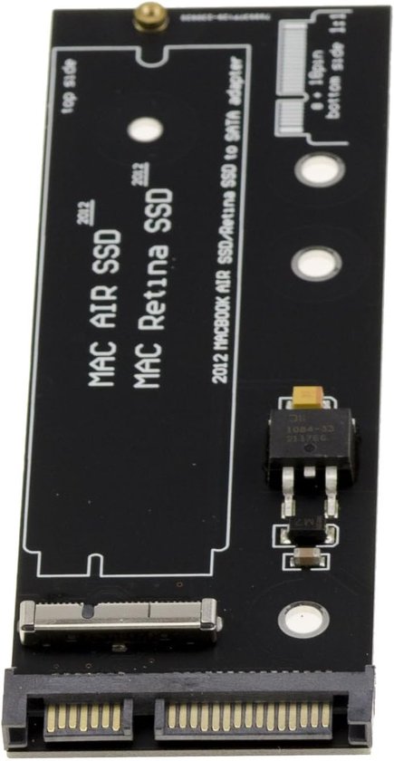 SATA Adapter - Mac SSD Converter - Data Herstel - Metalen Socket - 18+8 ...