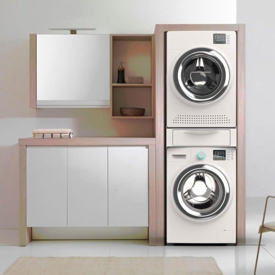 mavoa® Wasmachine verhoger - Wasmachine kast - Wasmachine meubel | bol